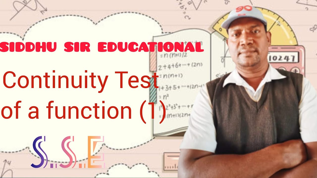 Continuity Test of a function(1) #calculus# Class-XII Math ll S.S.E ll ...