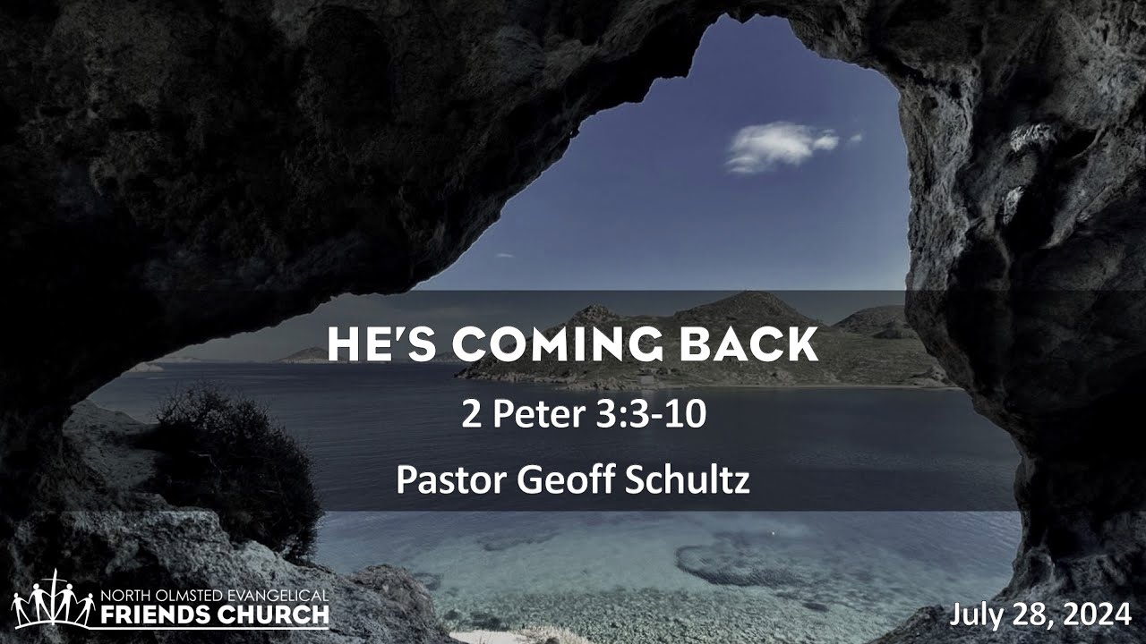 07/28/24 - He's Coming Back - YouTube