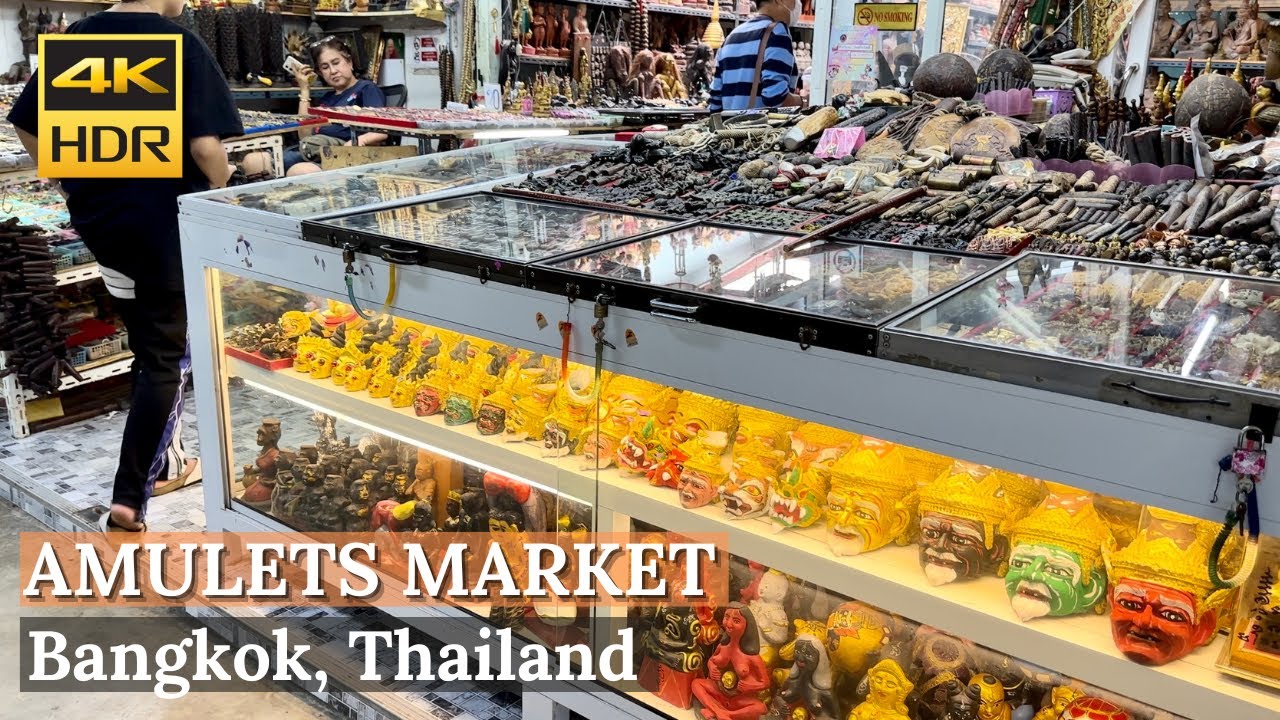 [BANGKOK] Amulets Market "Exploring Tha Phra Chan Amulet Market ...