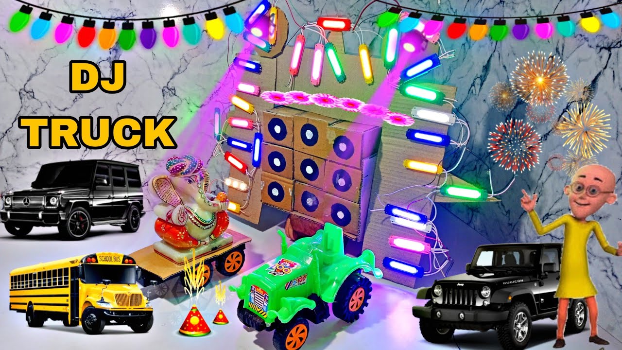 Mini stage making At-New Home How to make mini stage Dj toy mini truck ...