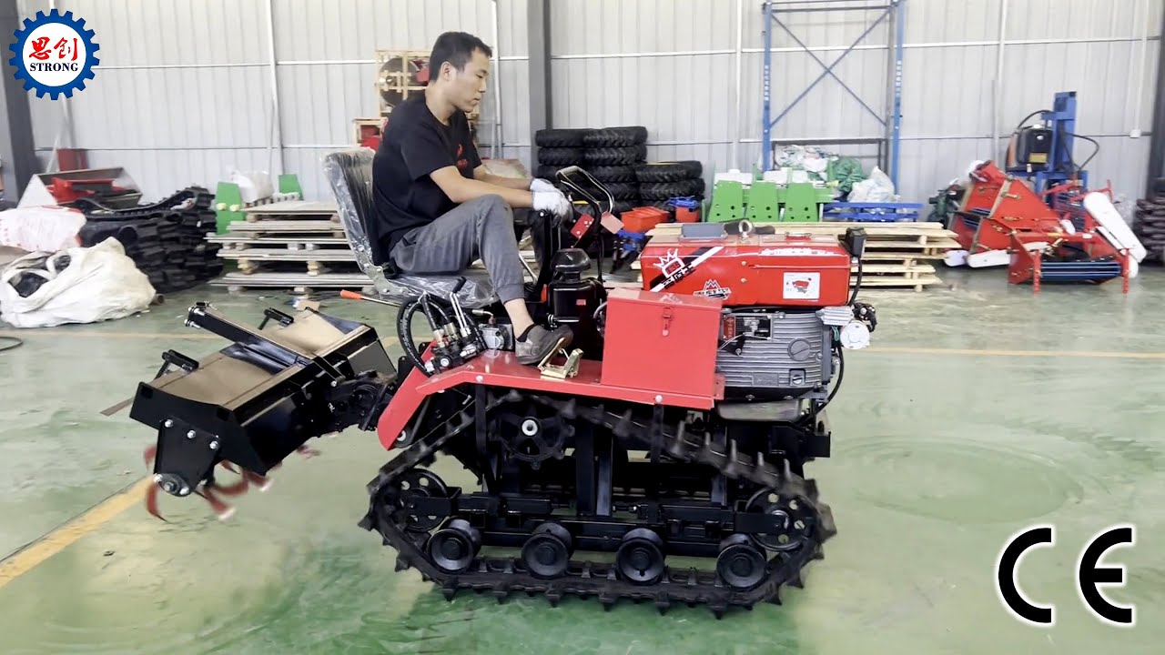 Operation Guide for Rotary Tiller of 35HP High Chassis Tracked Tractor ...