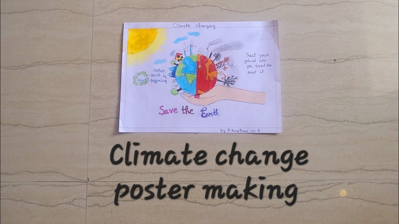 #climate change poster making #climate #poster making - YouTube