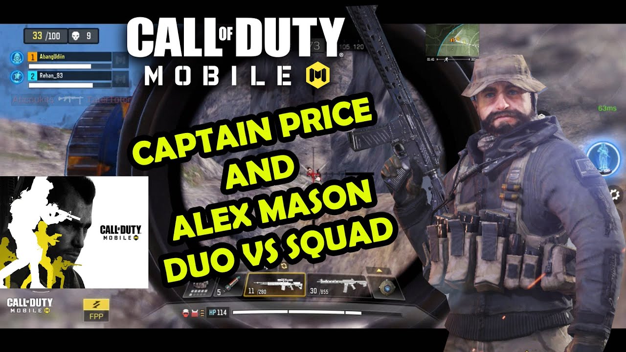 captain price and alex mason duo vs squad - YouTube