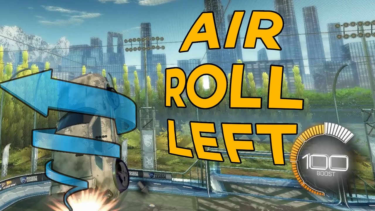 How To Control Your Car Using Air Roll Left | Rocket League - YouTube