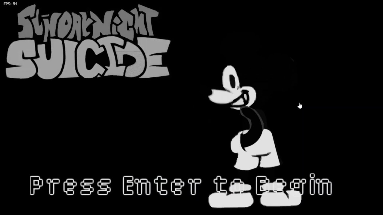 fnf mod suicide mouse - YouTube