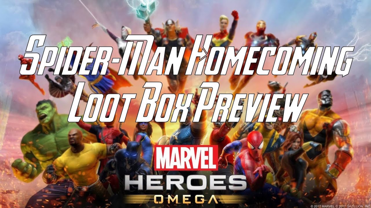 Spider-Man Homecoming Loot Box Preview - Marvel Heroes Omega (PS4/XBOX ...