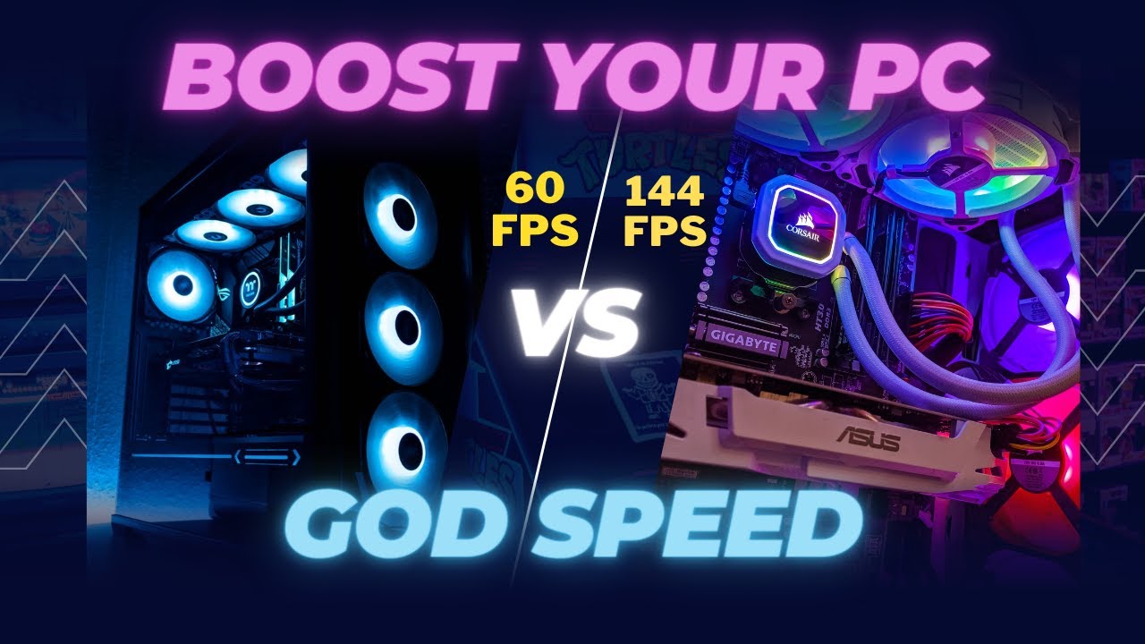 GOD SPEED || BOOST YOUR PC TO GOD LEVEL || 60 FPS TO 144 FPS || GAMING ...