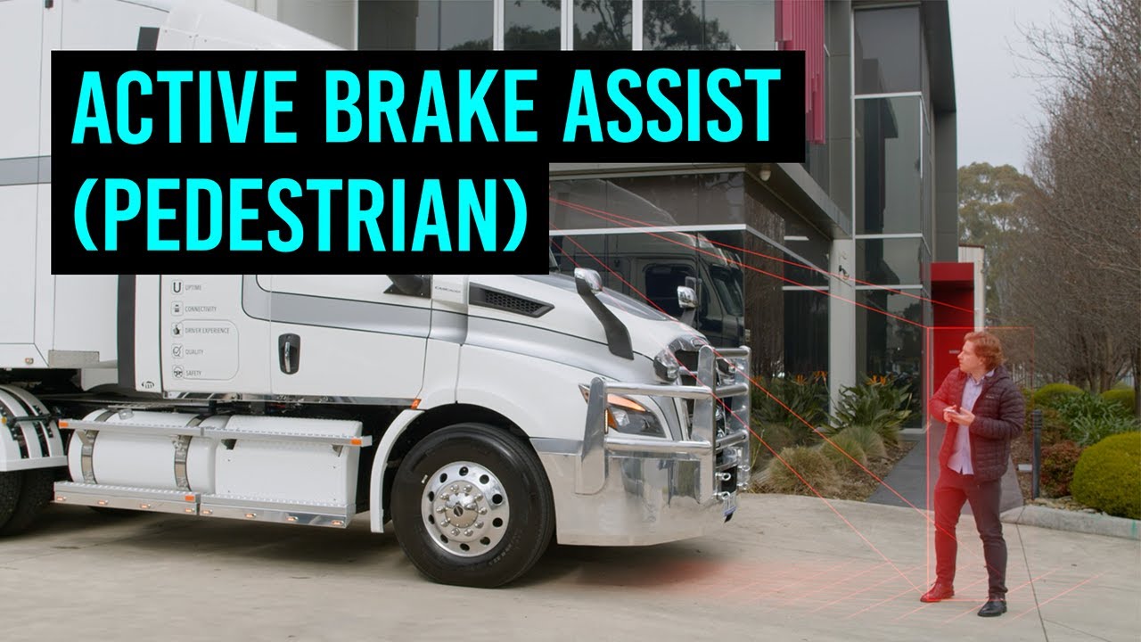 Freightliner Cascadia - Safety Feature: Active Brake Assist (Pedestrian ...