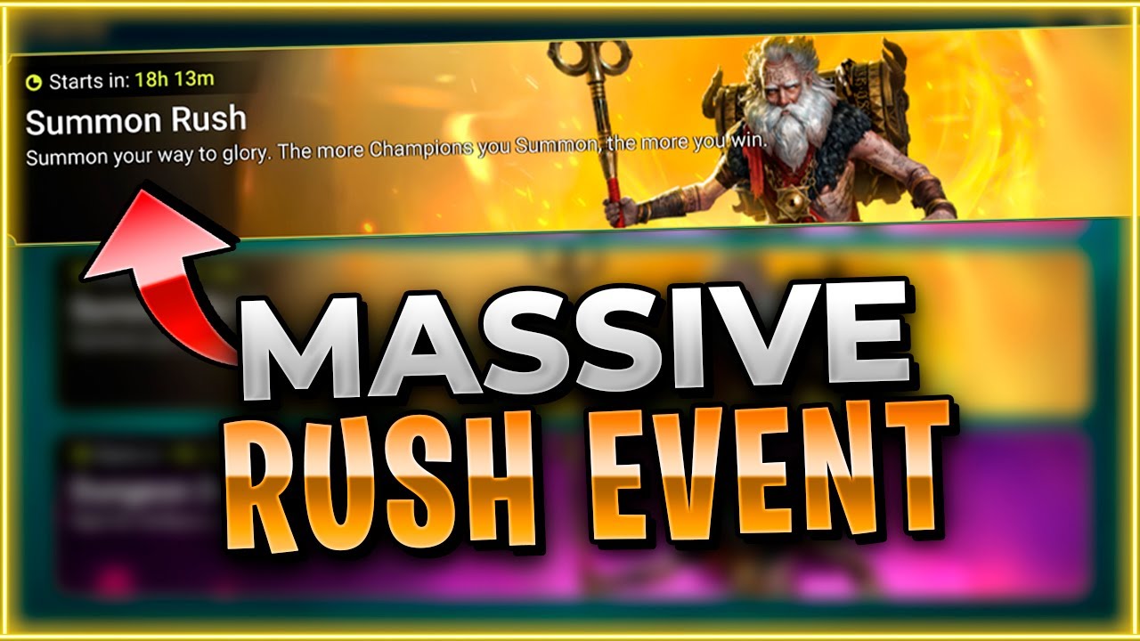 The FUSION SUMMON RUSH Event Is Loaded With Awesome Champs!! Raid ...