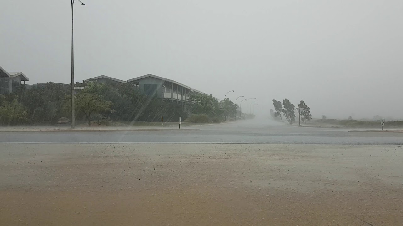 Port Hedland Cyclone Damien Feb 2020 - YouTube