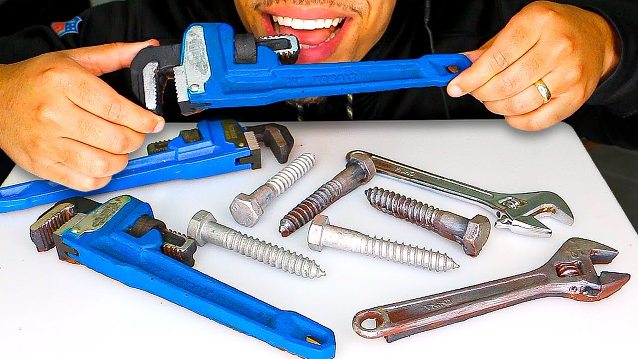 ASMR EDIBLE TOOLS JERRY REAL MOUTH EATING SOUNDS NO TALKING *CHOCOLATE ...