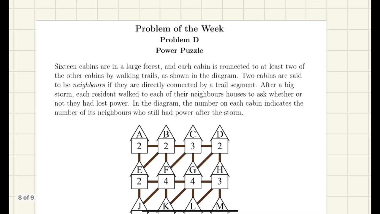 Waterloo Problem of the Week (D, week 3, 2023 - YouTube