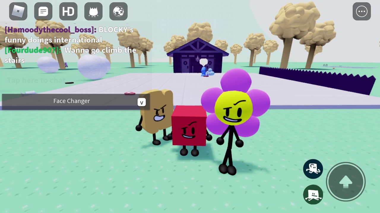 Blocky flower and woody’s funny doings international - YouTube