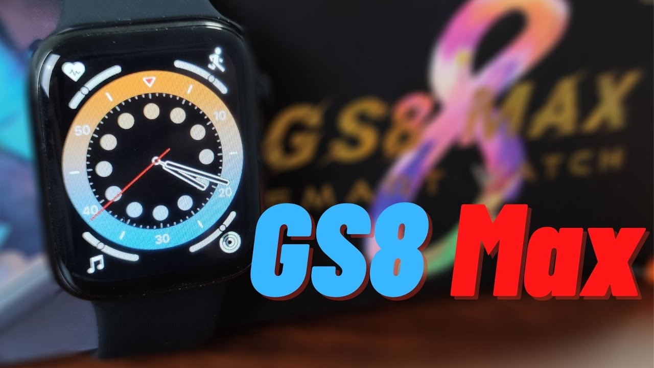 GS8 Max - 45 мм - Безрамковий та яскравий екран. Apple Watch Series 8 ...
