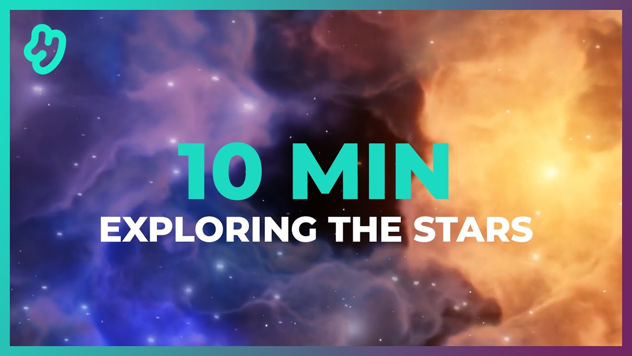 Exploring The Stars - Calming Bed Time Music & Visuals For Kids | 10 ...
