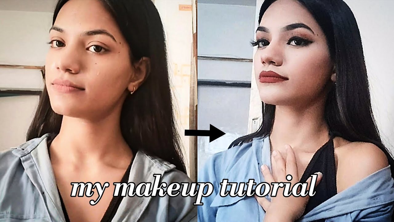 MY GLAMOROUS MAKEUP TUTORIAL ♡| Makeup Tutorial for beginners | how to ...