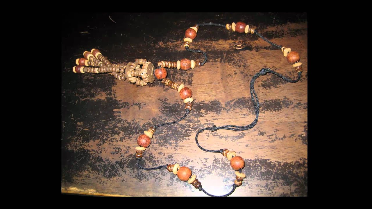 Coconut Shell Necklace - Handmade - souvenir - YouTube