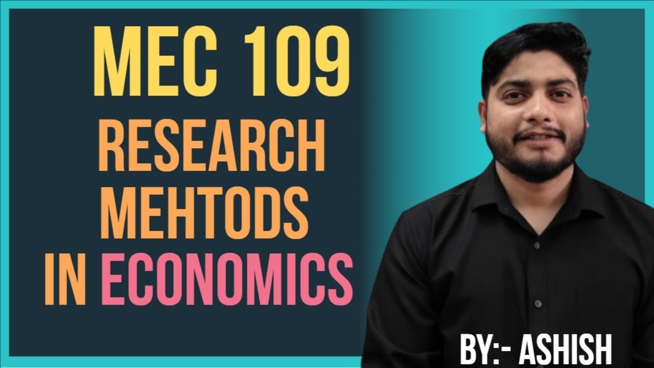 MEC-109 Research Methods in Economics | Last Day Important PYQs PDF ...