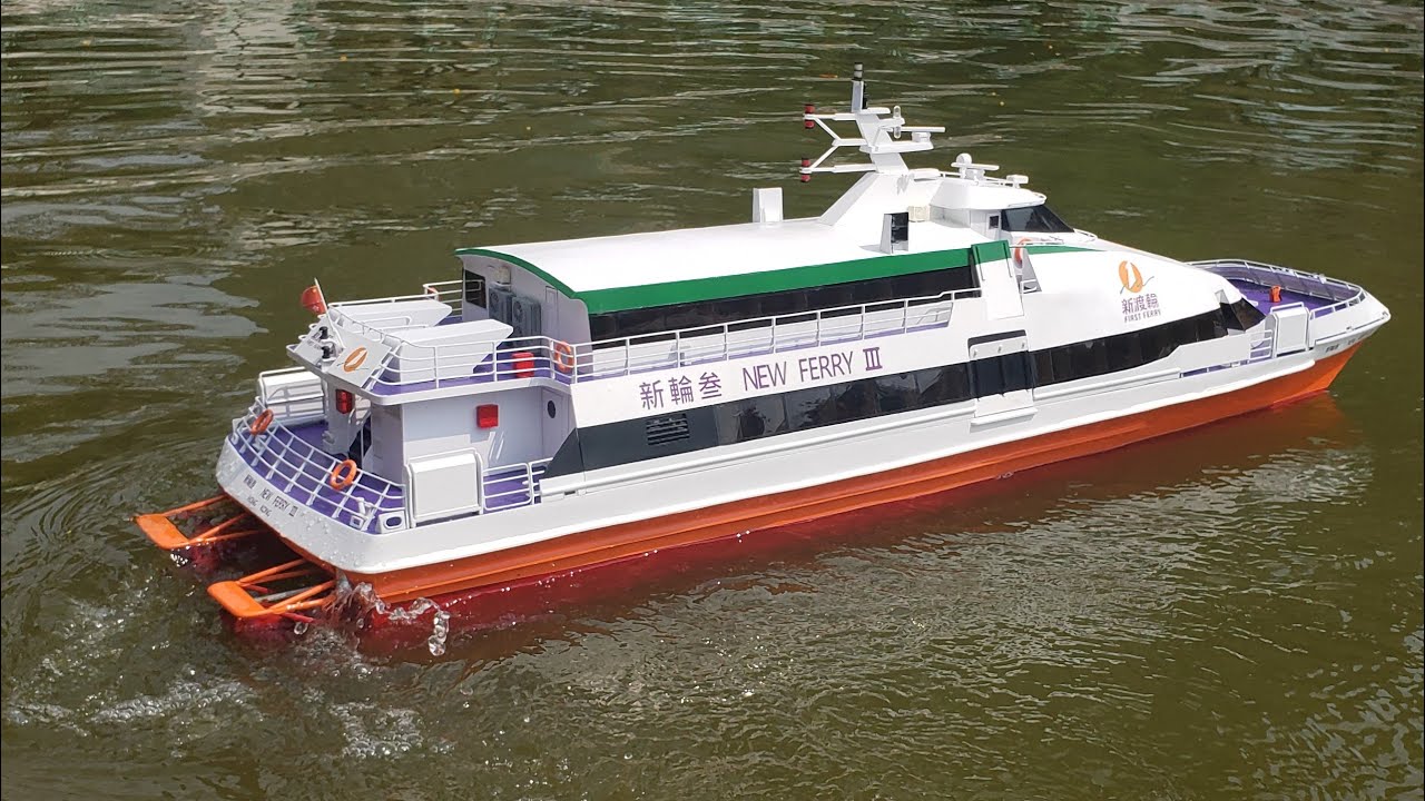 1:40 RC Fjellstrand Flying Cat 40m M.V. New Ferry III 新輪叁 part 4 @ 6 ...