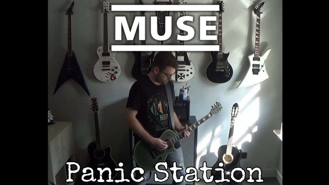 Muse - Panic Station (guitar cover) - YouTube