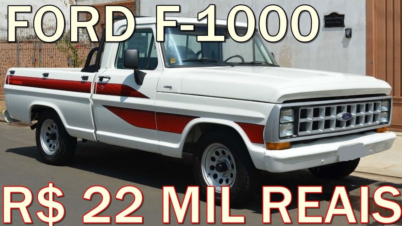 FORD F1000 DIESEL A VENDA ATE 35 MIL - YouTube