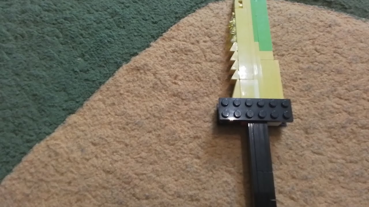 how to make a lego knife - YouTube