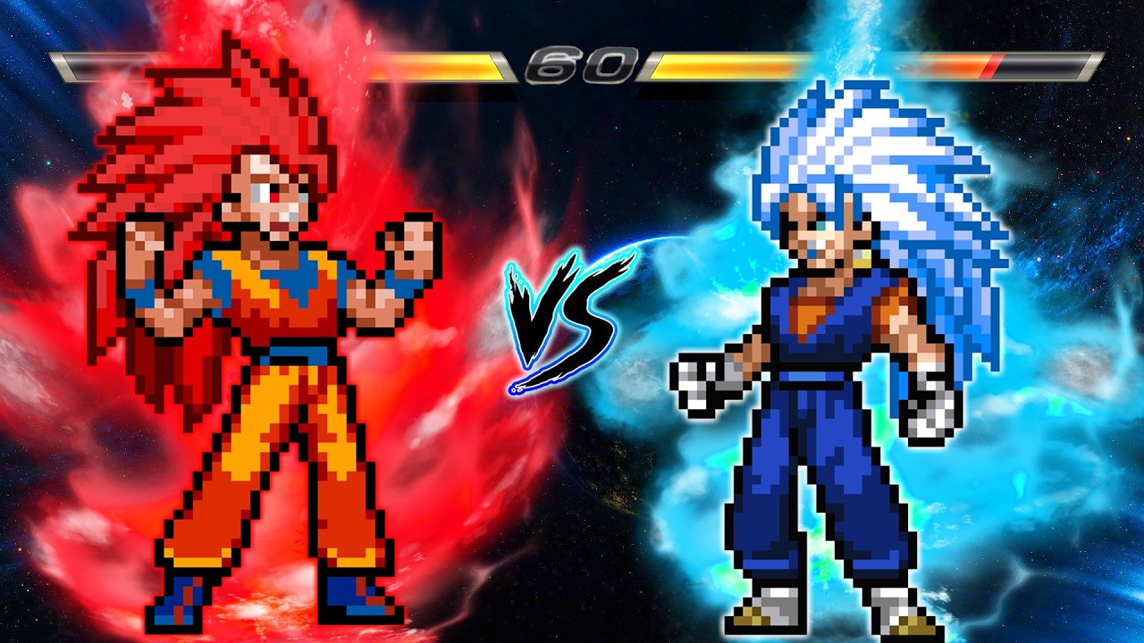 GOKU SSJG 3 VS VEGITO SSB3 - YouTube