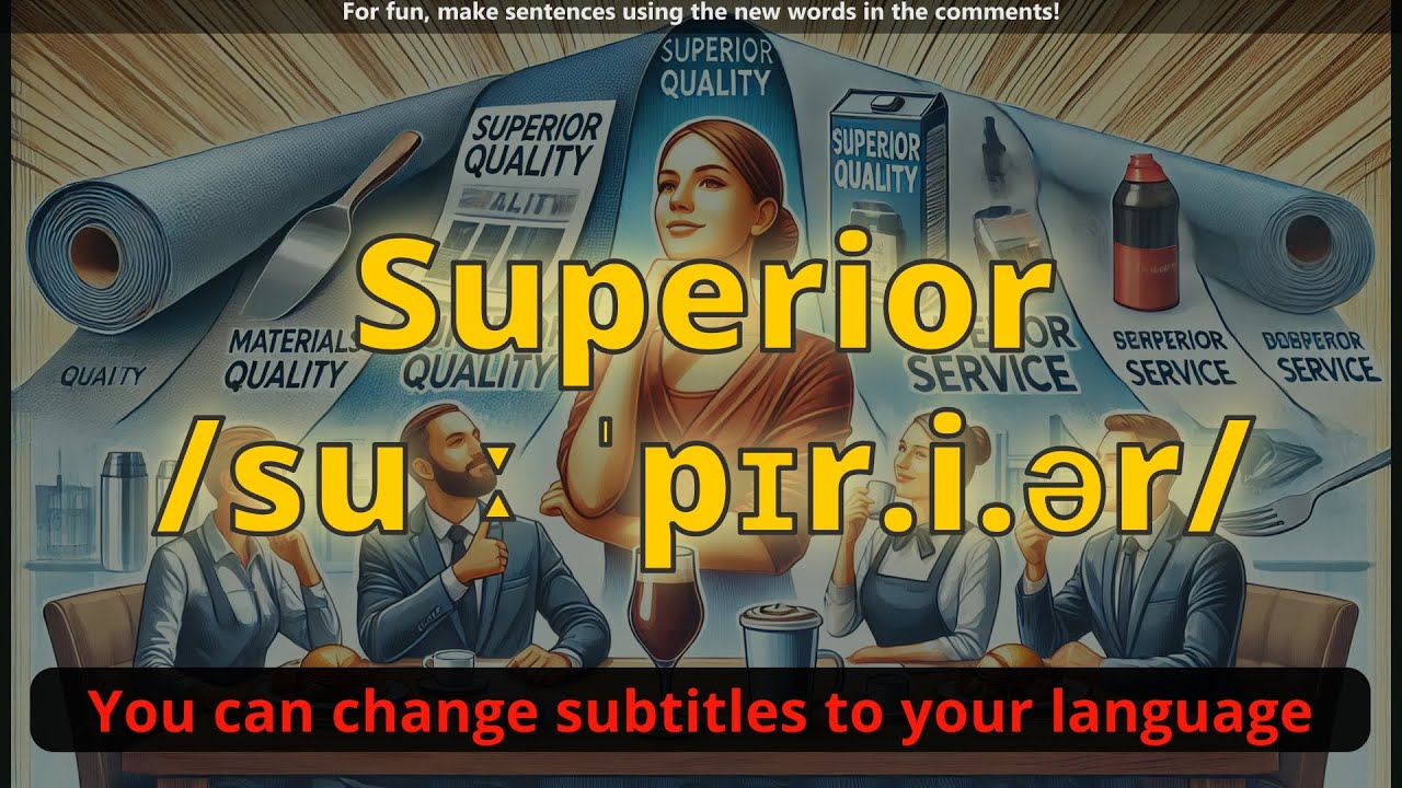 Superior meaning with 5 examples - YouTube