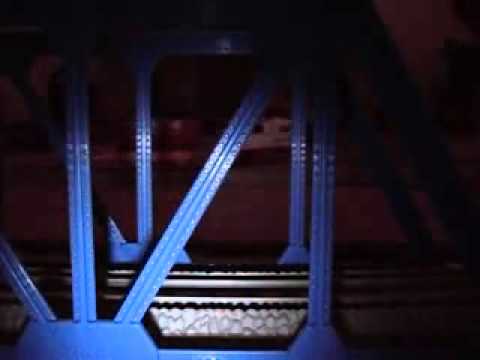 toy trains on bridge side view - YouTube