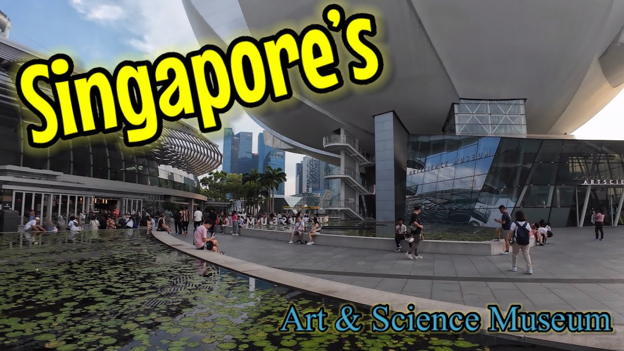 Singapore's Art & Science Museum Tour - Most Iconic Building - YouTube