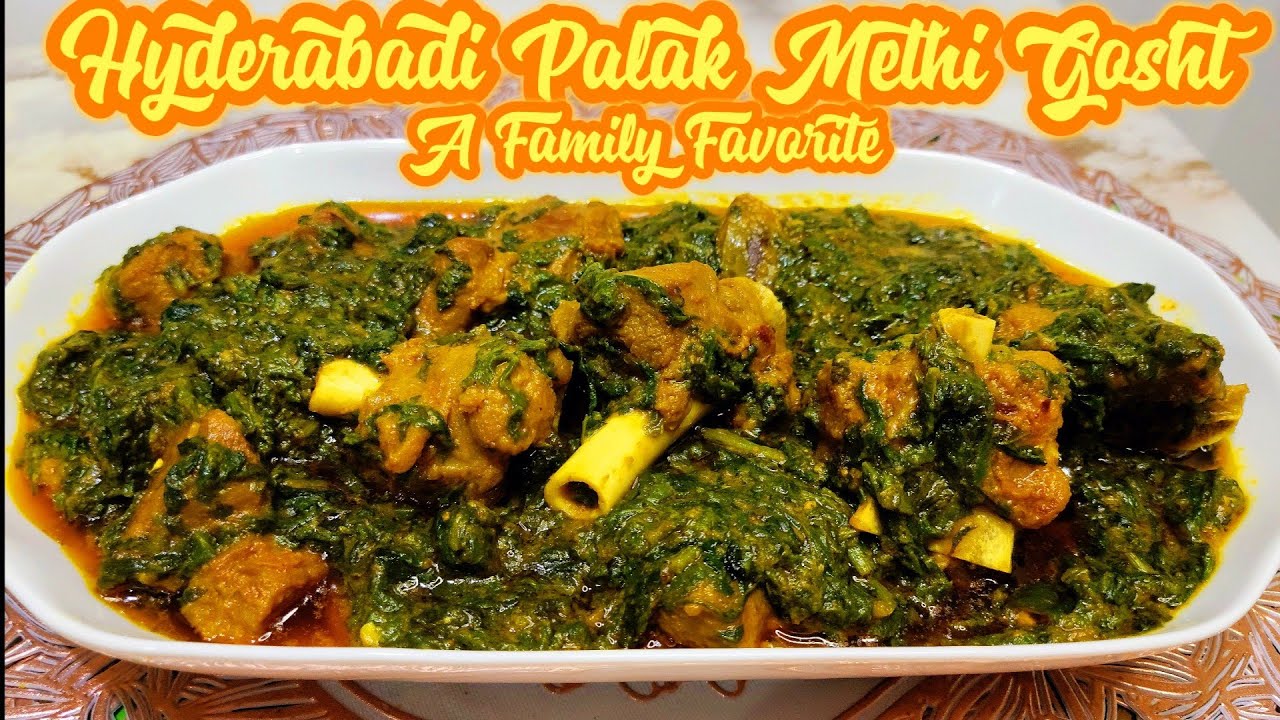 Palak Methi Gosht|Methi Palak Gosht|Palak Gosht|10 Mins Recipe|Methi ...