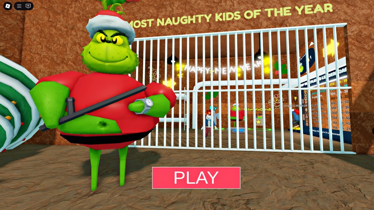 Grinch's Prison Run!(Obby) Full Gameplay #roblox #games #robloxgames ...