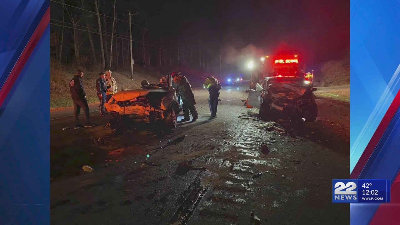 Person airlifted to hospital after crash in Bernardston - YouTube