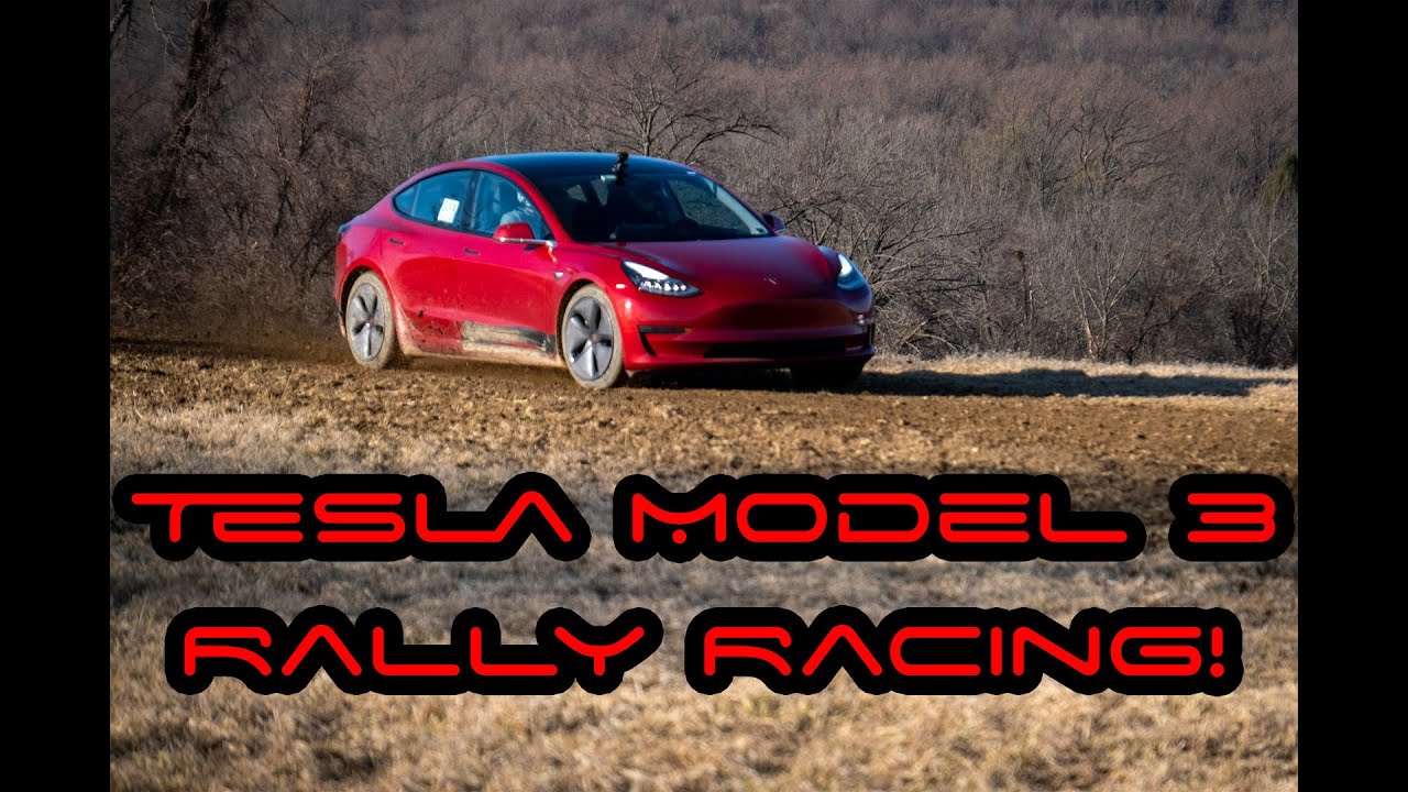 Tesla Model 3 "Stealth" Performance Off-road Rally Racing at SCCA BMR ...