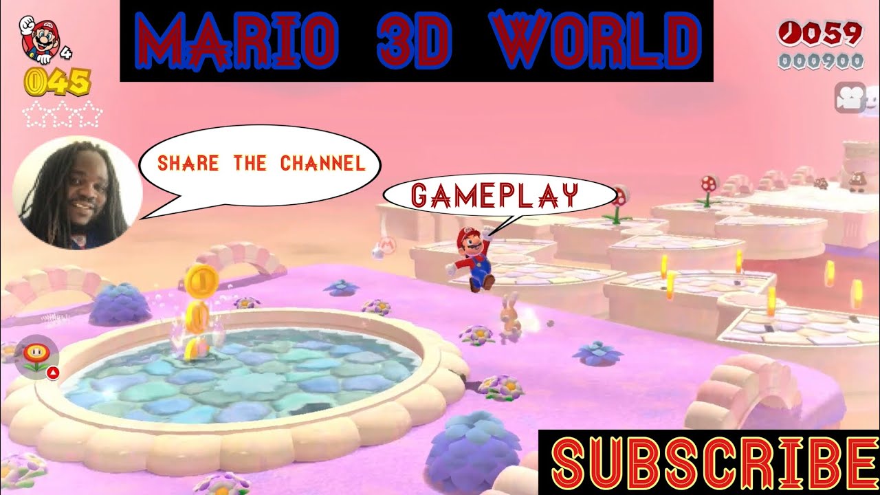 mario 3d world part 1 - YouTube