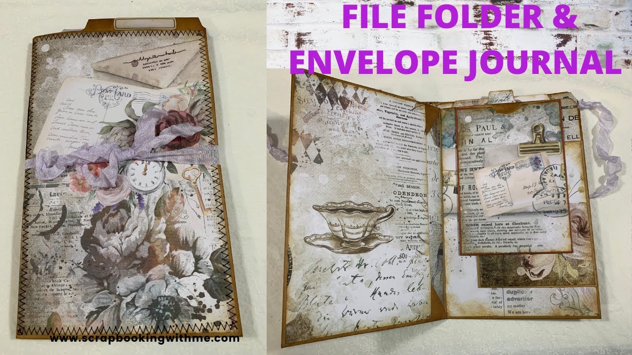 FILE FOLDER AND FLIP POCKET ENVELOPES FOLIO WITH SIGNATURE - YouTube