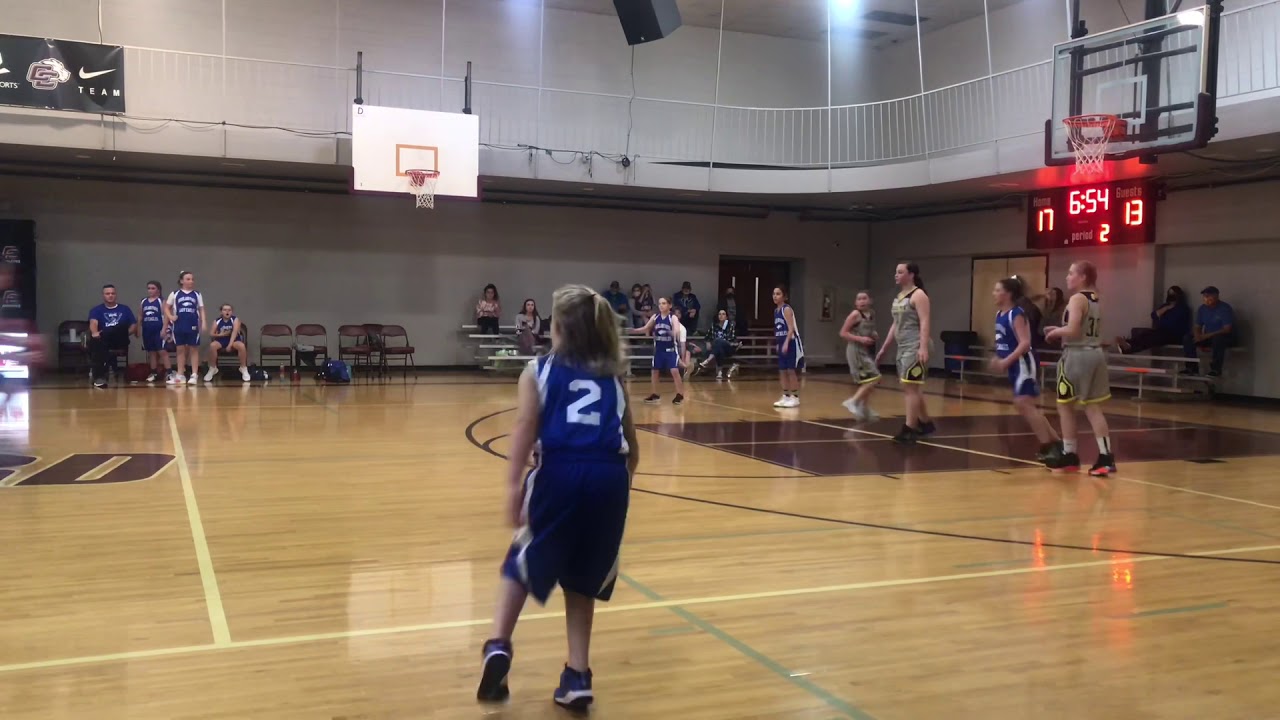 Kaylee’s first basket ball game - YouTube
