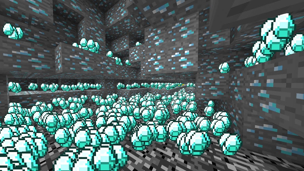 Mining 1,000,000 diamonds #minecraftshorts #asmr - YouTube