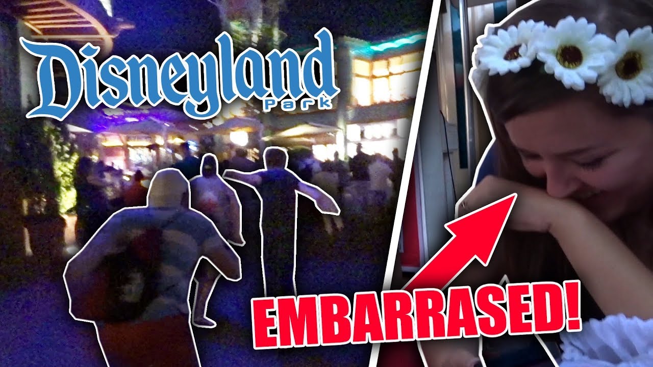 EMBARRASSING OURSELVES AT DISNEYLAND! - YouTube