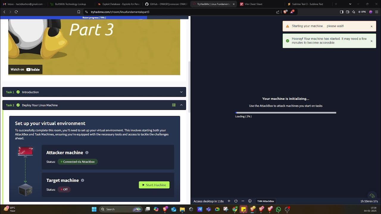 Tryhackme Pre-Security Module - Linux Fundamental 3 - YouTube