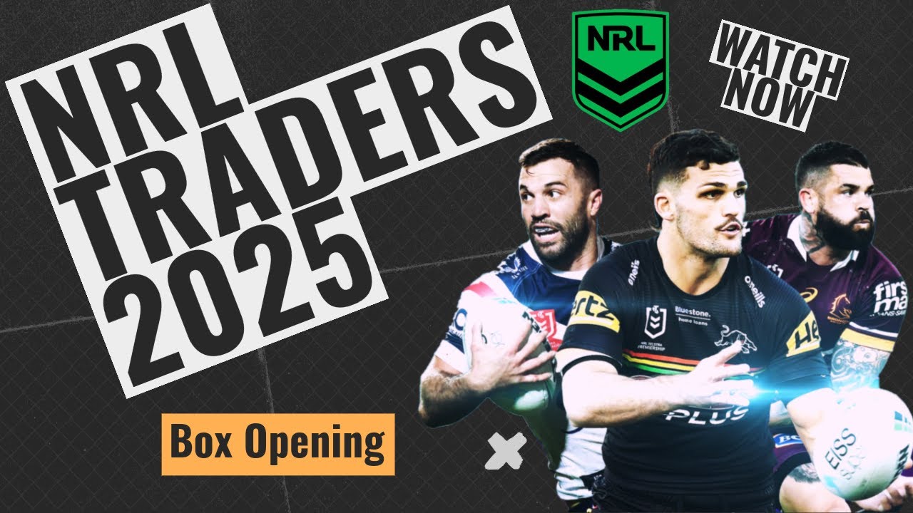 NRL 2025 Traders 36 Pack Box Opening - YouTube