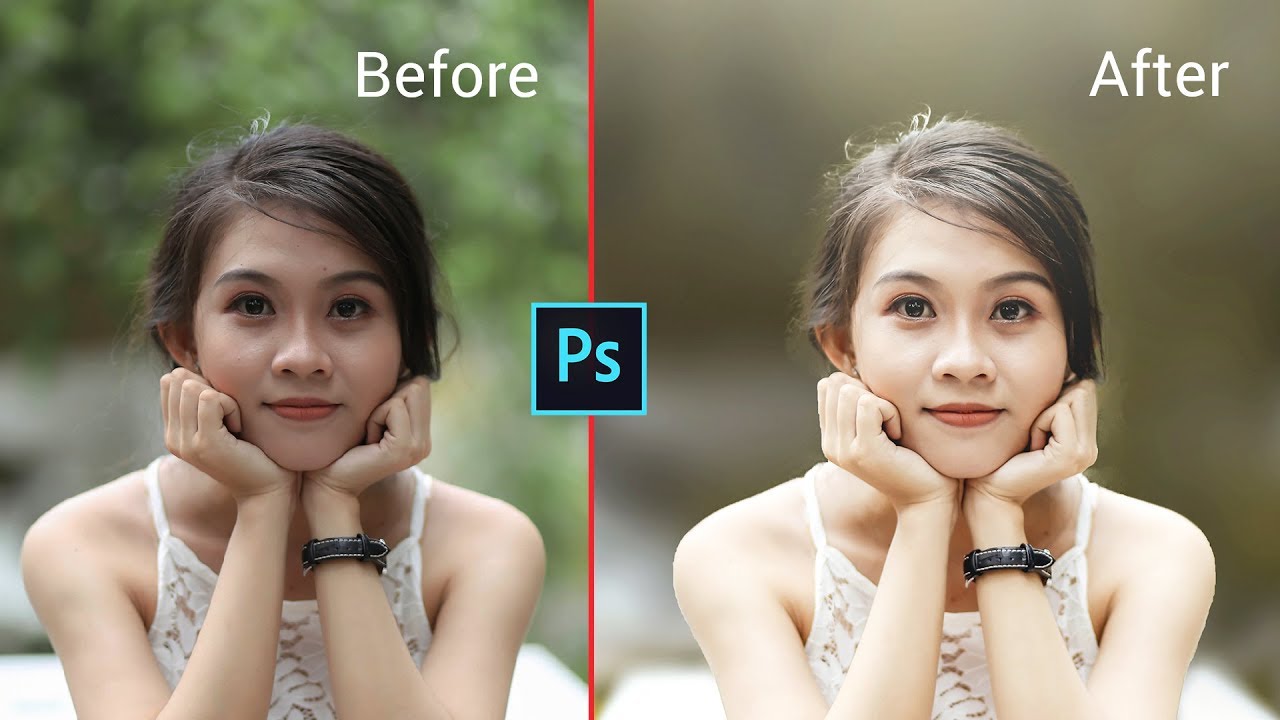 Outdoor Portrait Edit (Girl) | Photoshop CC Tutorial - YouTube