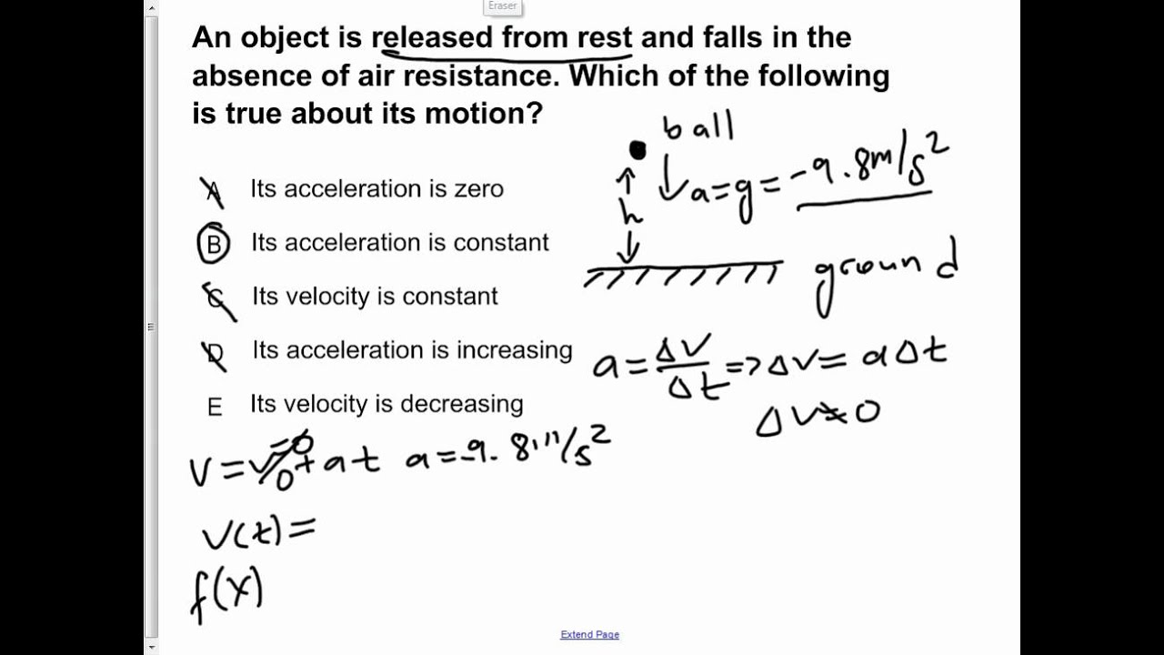 AP Physics B Kinematics Presentation #22 - YouTube