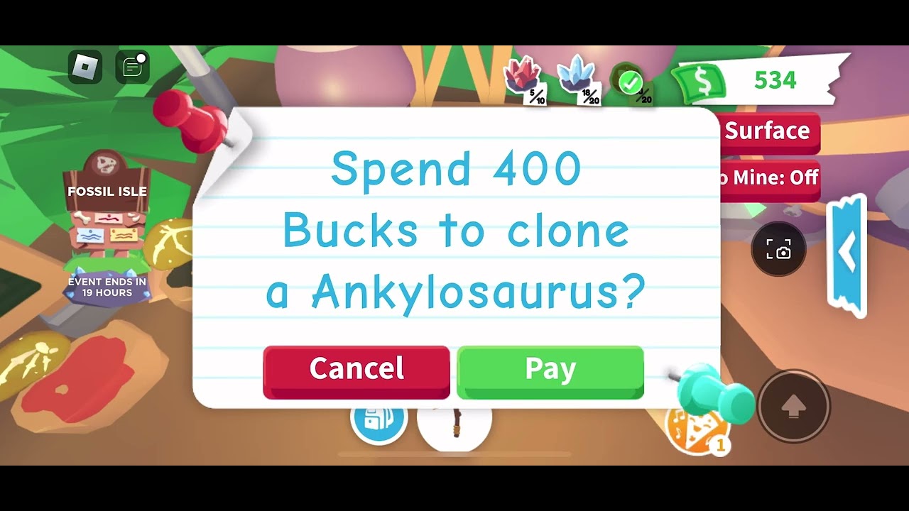 Making a ankylosaurus adopt me - YouTube