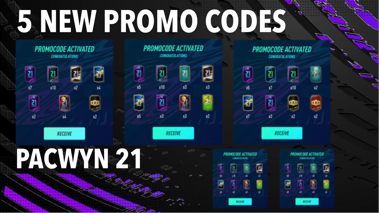 5 NEW PROMO CODES IN PACWYN 21 (150+ Packs and Picks) - YouTube