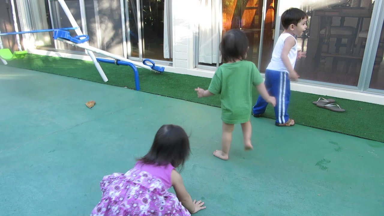 Learning to use slippers - YouTube