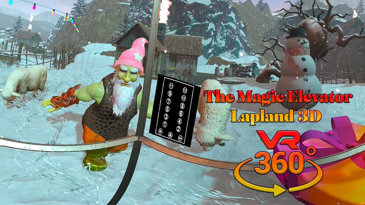 The Magic Elevator - Lapland 3D VR 360° - YouTube