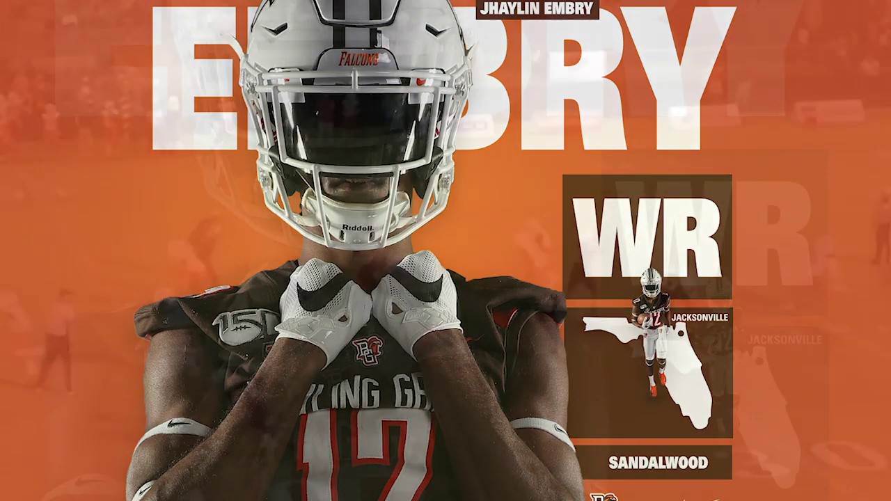 Jhaylin Embry 2020 BGSU National Signing Day - YouTube