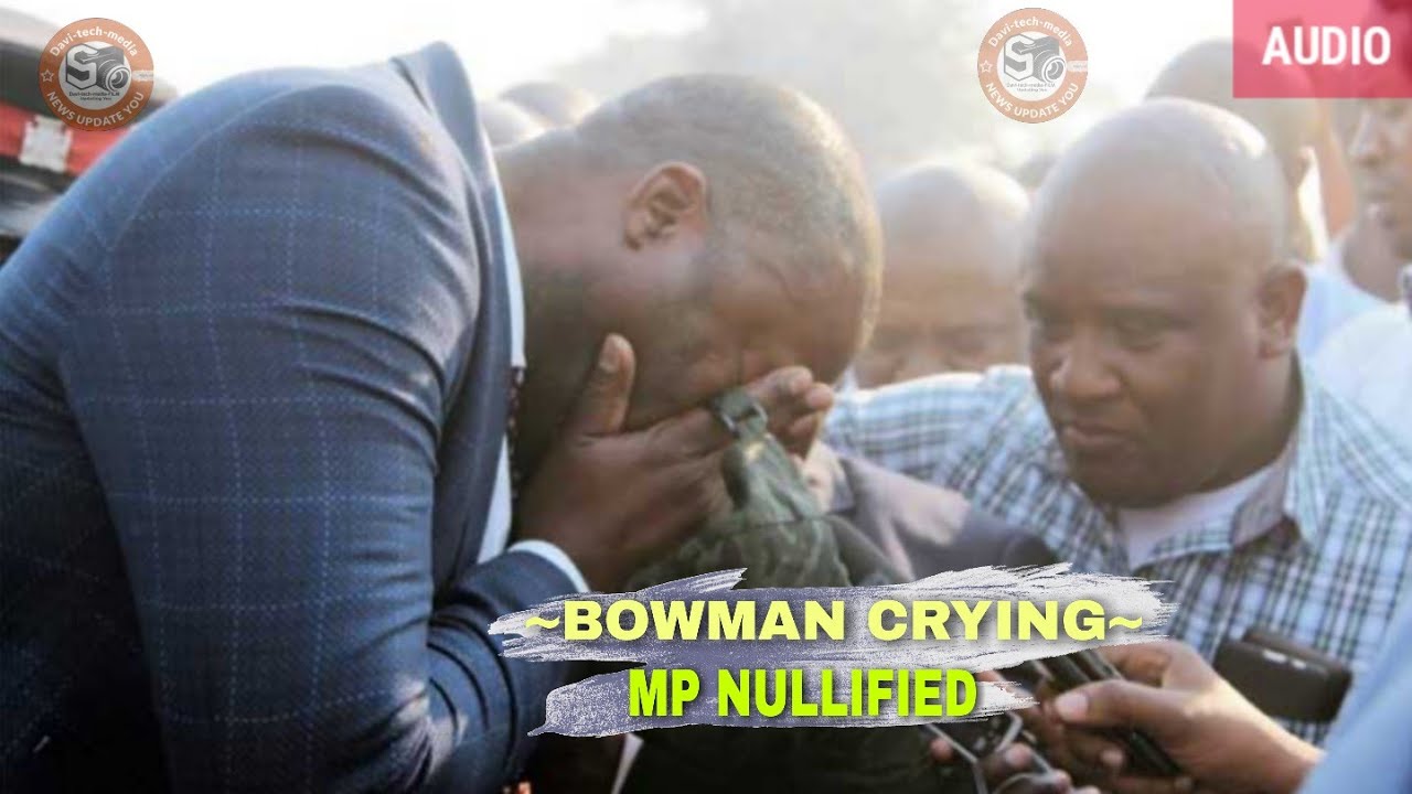[BREAKING]~Bowman Lusambo breaks in Tears after His Seat As MP In ...