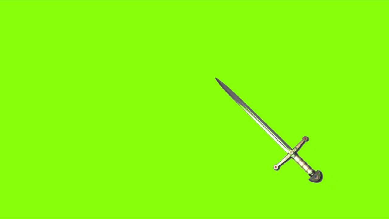 FREE GREEN-SCREEN: 3D Animated Sword Jabbing and Thrusting - YouTube